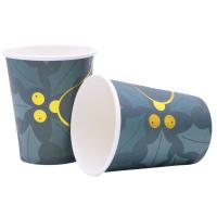 China Gold Foil Printing Paper Coffee Cups 12 oz Paper Cups Disposable, Hot Coffee Cups, Ideal for Coffee, Beverages for sale