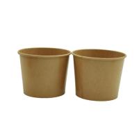 China OEM Customized Brown Kraft 8 oz  Paper Food Containers for Hot and Cold Foods for sale