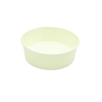 China White 250ml 8oz Paper Soup Containers with Lids for Ice Cream Bowls Food Storage for sale