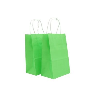 China Customized Colorful Kraft Paper Gift Bags with Handles Gift Bags Bulk Medium Size Small Business Bags for Party for sale