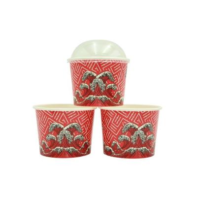 China 9-Ounce 270ml Party Supplies Treat Cups for Sundae Frozen Yogurt Soup Disposable Dessert Bowls for Hot or Cold Food for sale