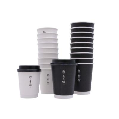 China 16 Oz Disposable Paper Coffee Cups Cups for Hot or Cold Beverage for sale