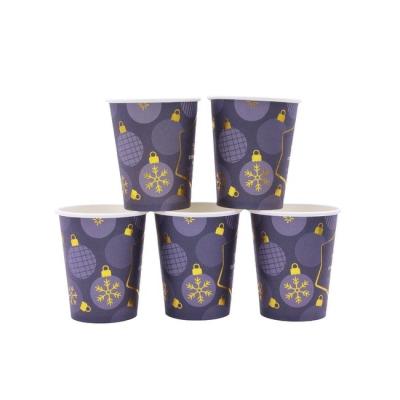 China Coffee Cups 8 oz Disposable Paper Cups 8 oz White Paper Hot Coffee Cups for sale