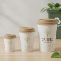 China PLA Biodegradable Compostable Paper Coffee Cup Eco Friendly Hot Cold Drinks 8oz 12oz 16oz for sale