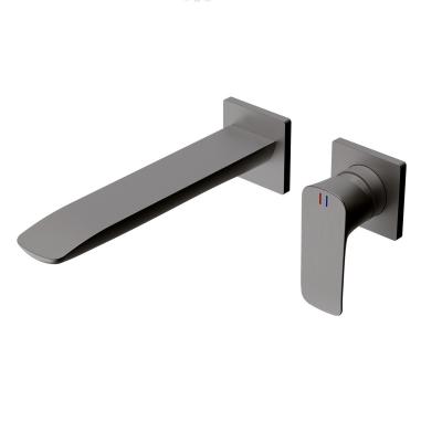 China Wall Type Wirecutter Kitchen Faucet Hidden Basin Brass Bathroom Faucets for sale