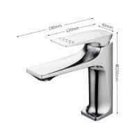 China Chrome Centerset Bathroom Kitchen Faucet Tap With Drain 4 Inch Single Hole for sale