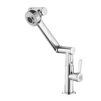 China 304 Stainless Steel Kitchen Faucet Tap Antiscratch 1080 Rotary ANSI Compliant for sale