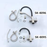 China ‎10Inch Washbasin Kitchen Faucet Tap ‎Black Widespread Bathroom Faucet 4.38pounds for sale