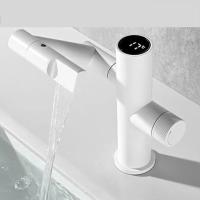 China OEM Universal 1080 Swivel Robotic Arm Rotating Faucet Tap Digital Display for sale
