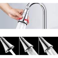 China Spiral Copper Pull Out Sink Faucet Extendable Laundry Taps Three Speed ANSI Certificated for sale