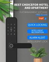 China TTLOCK Tuya Graffiti Smart Outdoor Biometric Door Lock For Home for sale