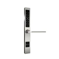 China Aluminum Alloy Biometric Smart Fingerprint Door Lock Card Swiping 2in1 for sale