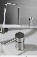 China Countertop Basin Bathroom Faucet Tap Stainless SUS304 Kitchen Faucet Hot And Cold for sale
