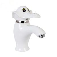 China Kindergarten Elephant Bathroom Faucet Tap Ceramic For Children's Washbasin Sink custom for sale