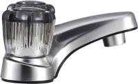 China Lightweight Acrylic RV Bathroom Faucet Brushed Nickel Bathroom Taps for sale
