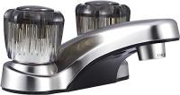 China Lightweight Acrylic RV Bathroom Faucet Brushed Nickel Bathroom Taps for sale