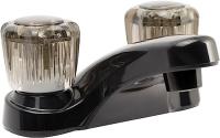 China Lightweight Acrylic RV Bathroom Faucet Brushed Nickel Bathroom Taps for sale