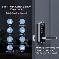 China Smart Keyless Wifi Fingerprint Door Lock Biometric Digital For Business for sale