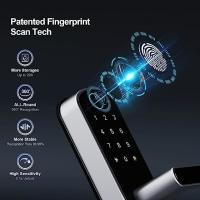 China Smart Keyless Wifi Fingerprint Door Lock Biometric Digital For Business for sale