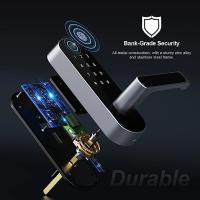 China Smart Keyless Wifi Fingerprint Door Lock Biometric Digital For Business for sale