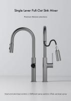 China Gooseneck Kitchen Pull Out Sink Faucet Hot And Cold Water Antisplash for sale