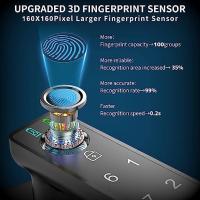China Touchscreen Fingerprint Biometric Keypad Door Lock Keyless Entry for sale