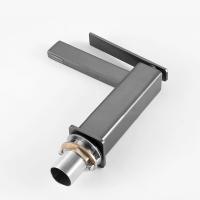 China Wash Basin Sensor Gunmetal Bathroom Taps Faucet Single Hole ODM for sale
