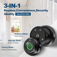 China Electronic Fingerprint Biometric Security Door Lock For Bedroom Apartment for sale