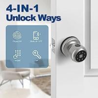 China ODM App Control Outdoor Biometric Smart Fingerprint Door Lock With Keypad for sale