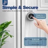 China ODM App Control Outdoor Biometric Smart Fingerprint Door Lock With Keypad for sale
