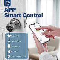 China ODM App Control Outdoor Biometric Smart Fingerprint Door Lock With Keypad for sale
