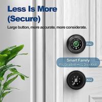 China Biometric Wifi Keyless Door Lock Fingerprint Smart With Keypad Aluminium for sale