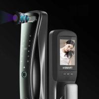 China Cat'S Eye Security Surveillance Smart Fingerprint Door Lock Remote Capture OEM for sale