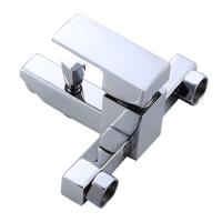 China Triple Aluminum Shower Head Square For Bathroom Bathtub Electroplated Copper for sale