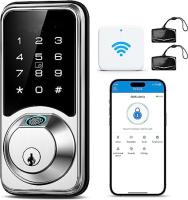 China 7-In-1 WiFi Touchpad Deadbolt Keyless Interior Door Lock for sale