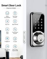 China 7-In-1 WiFi Touchpad Deadbolt Keyless Interior Door Lock for sale