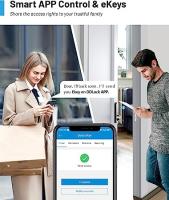 China 7-In-1 WiFi Touchpad Deadbolt Keyless Interior Door Lock for sale