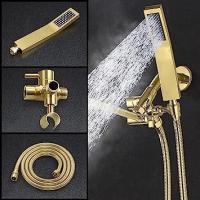China 8 Inch Handheld Polished Brass Showerheads Brass Shower Handset for sale