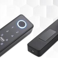 China Aluminum Wifi Remote Biometric Digital Lock Fingerprint Password For House for sale