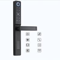 China Aluminum Wifi Remote Biometric Digital Lock Fingerprint Password For House for sale