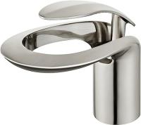 China Round Hollowed Waterfall Bathroom Faucet Tap For Lavatory Vanity for sale
