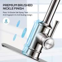 China Farmhouse Single Handle Brass Pull Out Kitchen Tap Sprayer 3 Mode ODM for sale