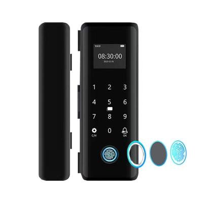 China Interior Smartkey Glass Door Wireless Fingerprint Lock Remote Control oem for sale
