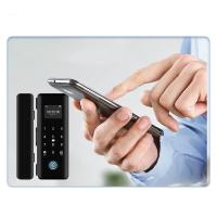 China Interior Smartkey Glass Door Wireless Fingerprint Lock Remote Control oem for sale