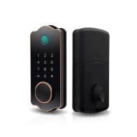 China ‎Amazon Alexa Electronic Smart Fingerprint Door Lock Deadbolt Fully Automatic for sale