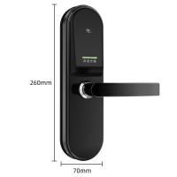 China Zinc Alloy Wireless Digital Fingerprint Lock For Hotel Ergonomic Design for sale