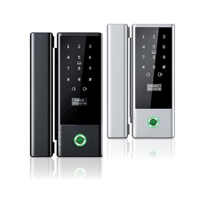 China Zinc Wifi Keyless Door Lock Thumb Print Padlock Password Swipe Card for sale