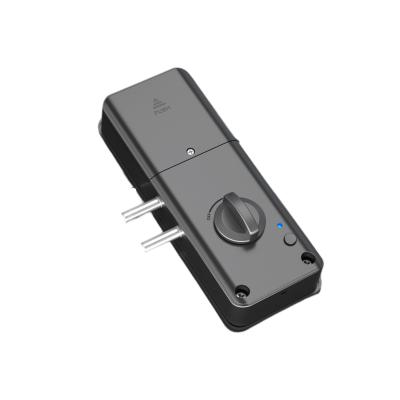 China Customized Touchpad Invisible Smart Wifi Keyless Door Lock Punch Free 60mm for sale