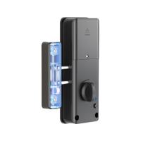 China Customized Touchpad Invisible Smart Wifi Keyless Door Lock Punch Free 60mm for sale