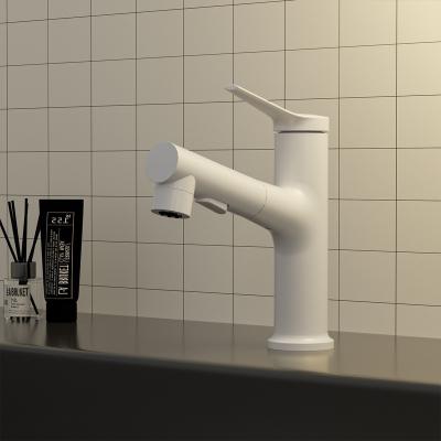 China ODM Copper Metered Bathroom Faucet Tap Washbasin Dual Mode for sale